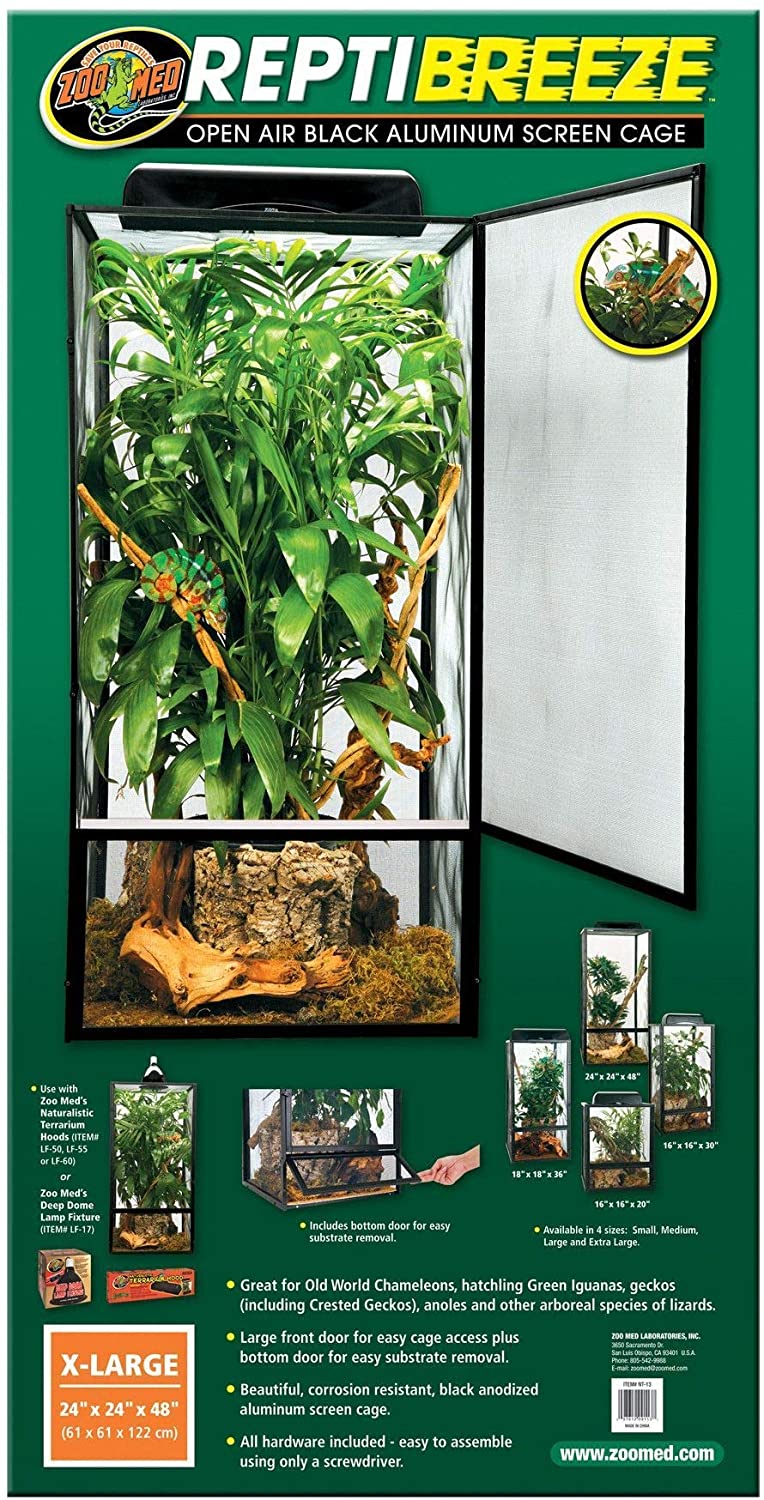 Terrarios de madera y cristal para Camaleones - del Yemen o Velado