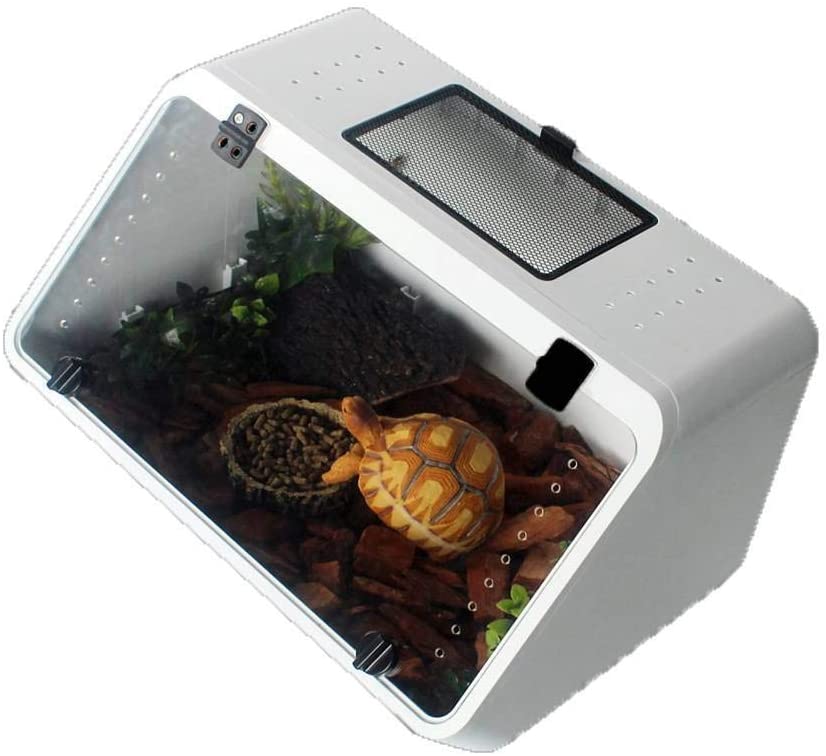 Terrario interior para tortugas de tierra | Madera | Cristal